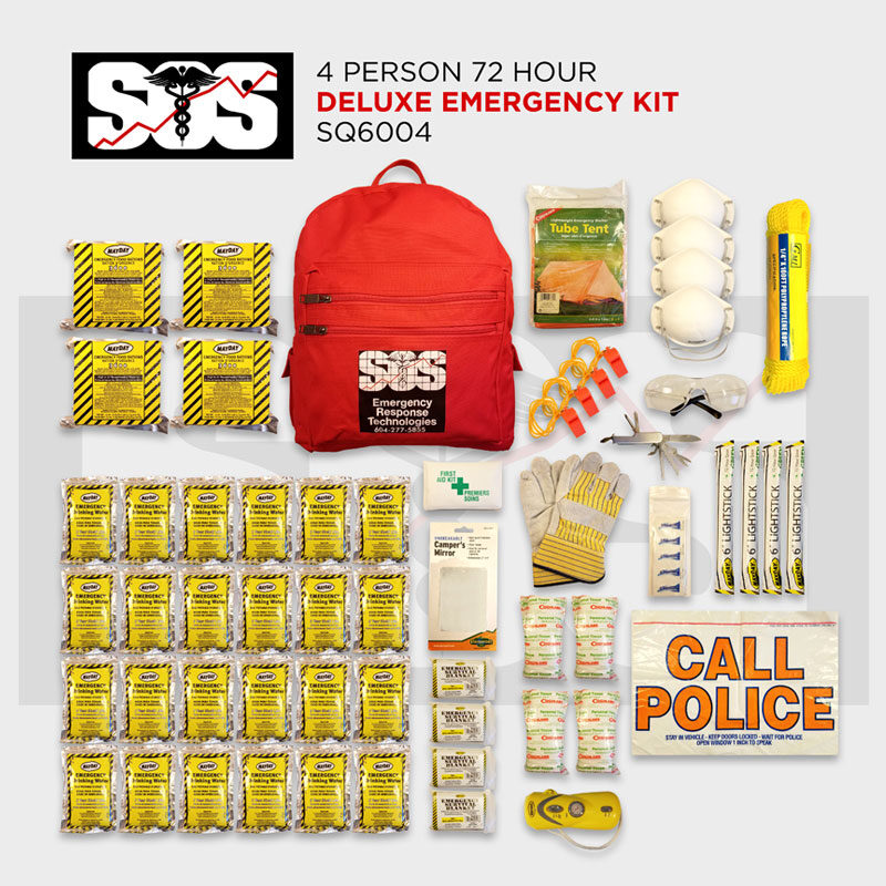 1 Person 72hr Basic Emergency Kit SQ6009 | SOS Emergency Response ...
