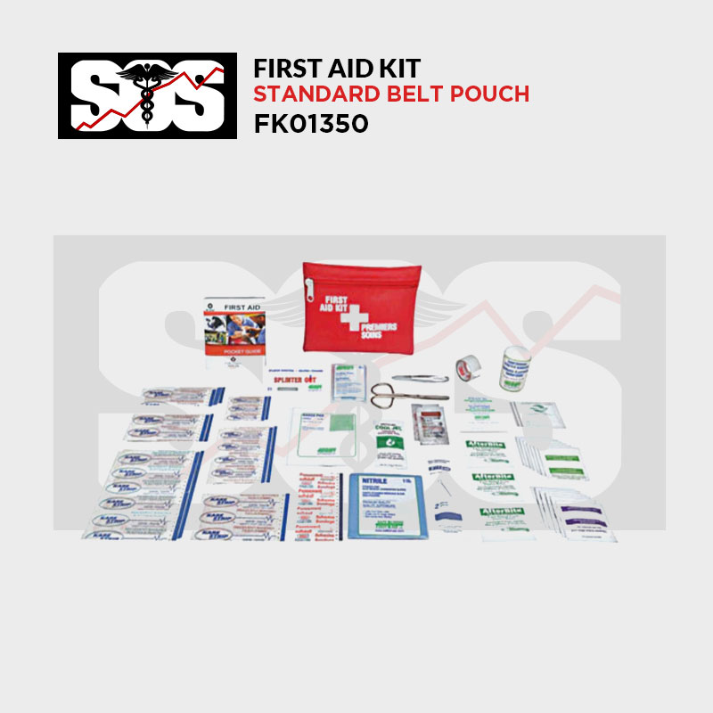 First Aid Kit - Standard Belt Pouch FK01350 | sostech.ca