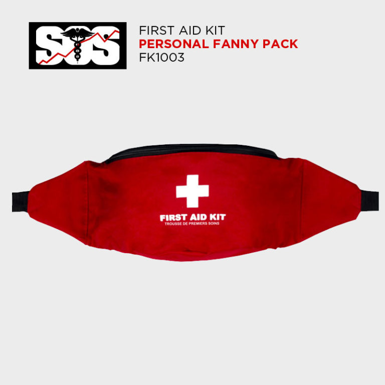 First Aid Kit - Personal First Aid Kit Fanny Pack FK1003 | sostech.ca