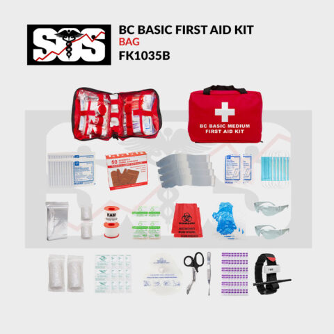 BC Basic First aid Kit - Bag FK1035B | sostech.ca