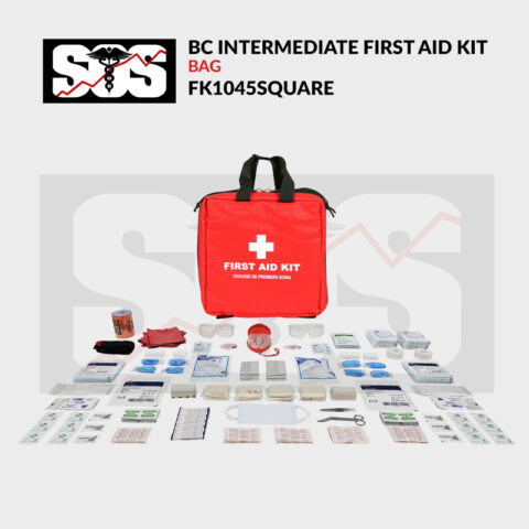 BC Intermediate First Aid Kit - Bag FK1045Square | sostech.ca
