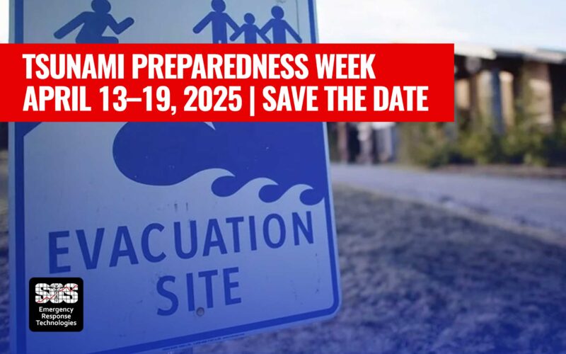 Tsunami Preparedness Week - April 13–19, 2025 | Save the Date | sostech.ca