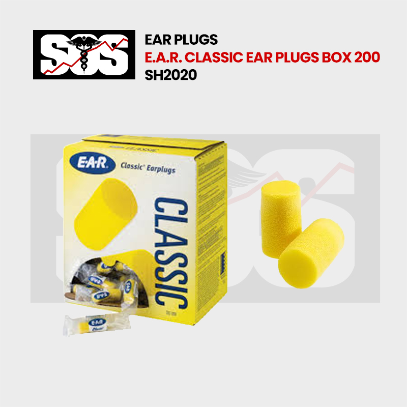 Ear Plugs – E.A.R. Classic Ear Plugs Box 200 SH2020 | sostech.ca